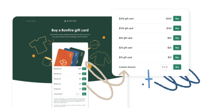 Give the Gift of Possibilities With a Bonfire Gift Card | Bonfire