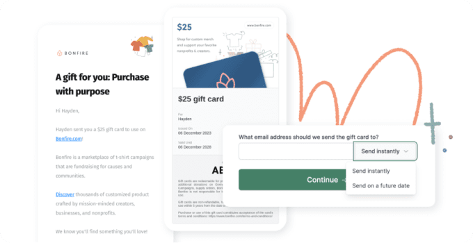 Give the Gift of Possibilities With a Bonfire Gift Card | Bonfire